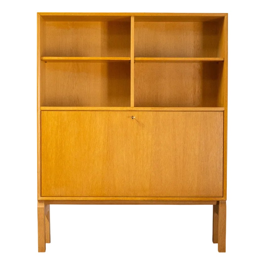 Mid-Century Modern Oak Highboard by Marian Gravińsky for Ikea, 1960s ...