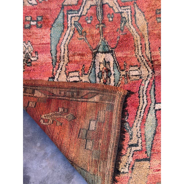 Pink Moroccan Rug - 4'2" X 8'4" Ft | Chairish