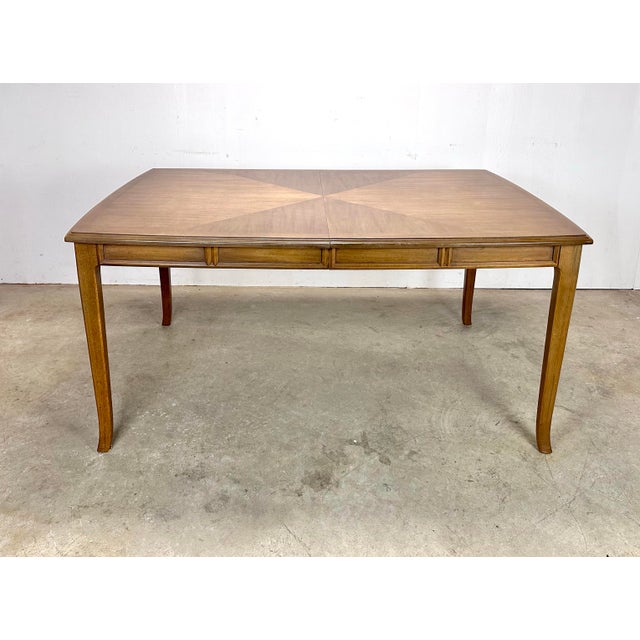 Mid Century Modern Drexel “Collage” Dining Table With 2 Leaves | Chairish