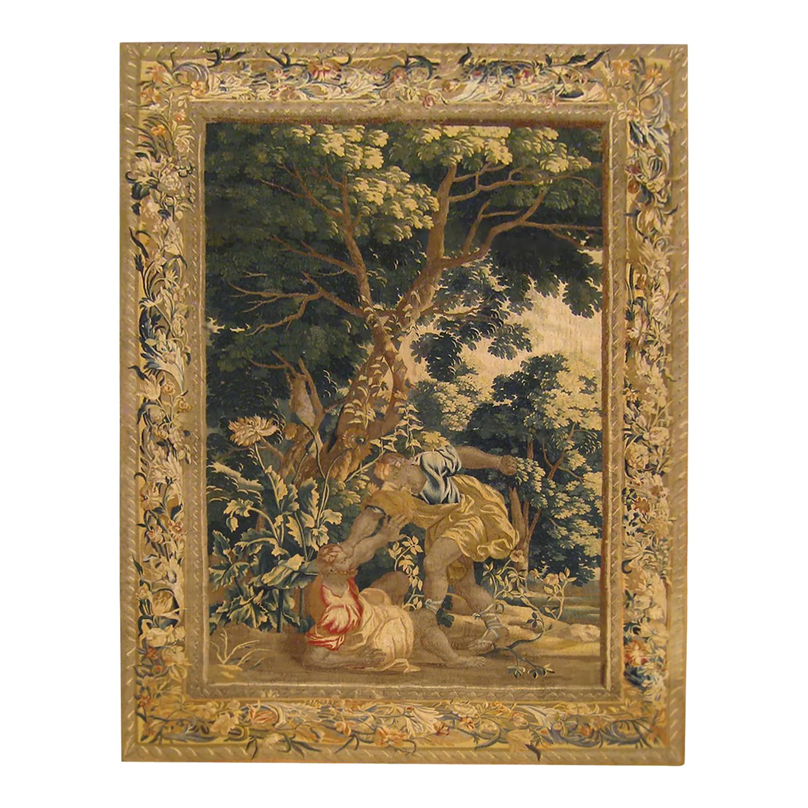 Antique Late 17th Century Flemish Old Testament Biblical Cain and Able ...