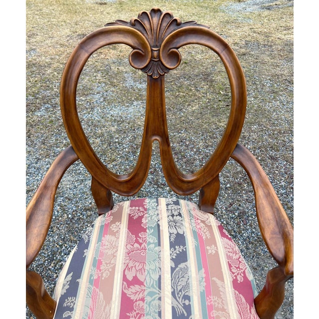 Romweber French Baroque Style Fruitwood Dining Chairs - Set of 6 | Chairish