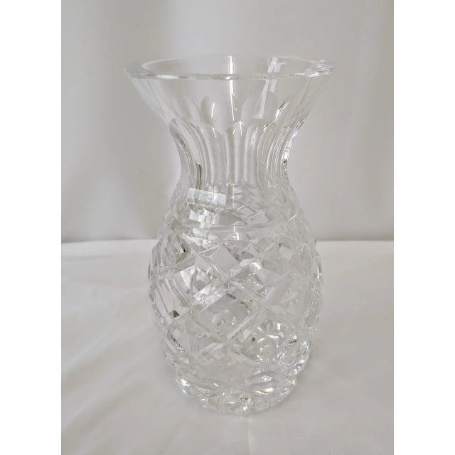 Vintage Waterford Crystal Flared Small Flower Vase | Chairish