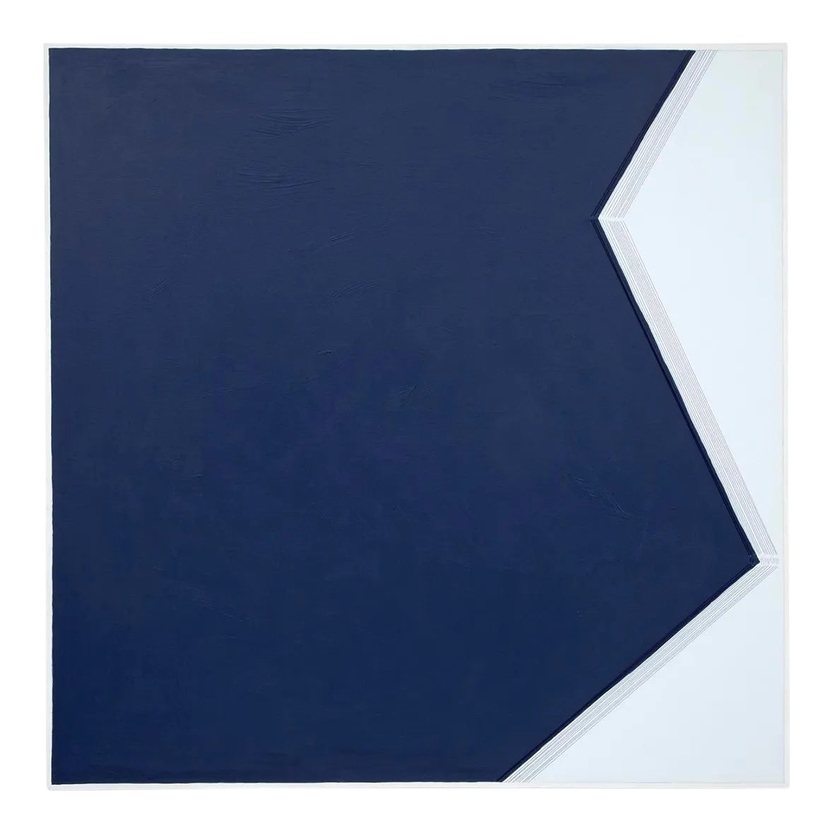 Contemporary Abstract Acrylic, Graphite and Thread on Canvas Painting ...