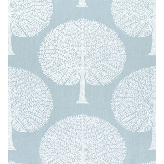 Mulberry Tree Fabric - Sky Blue | Chairish