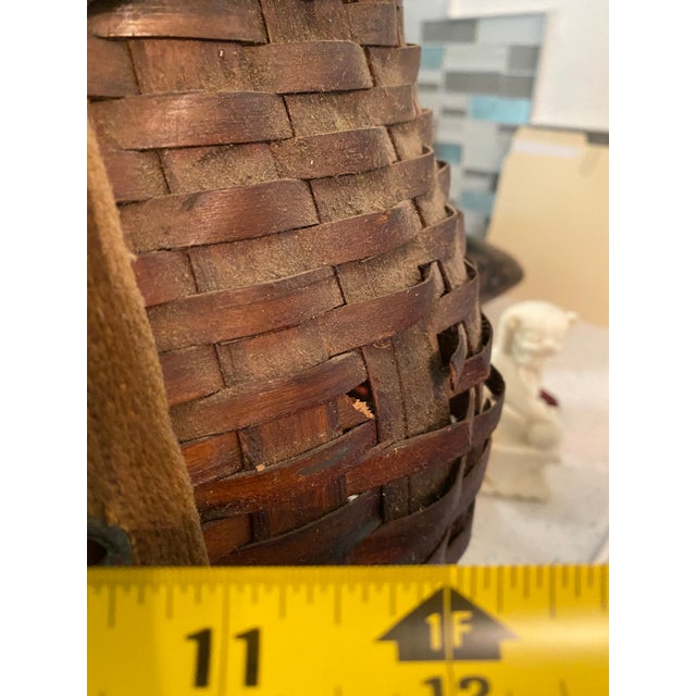 Early 20th Century Trapper’s Adirondack Basket Backpack | Chairish