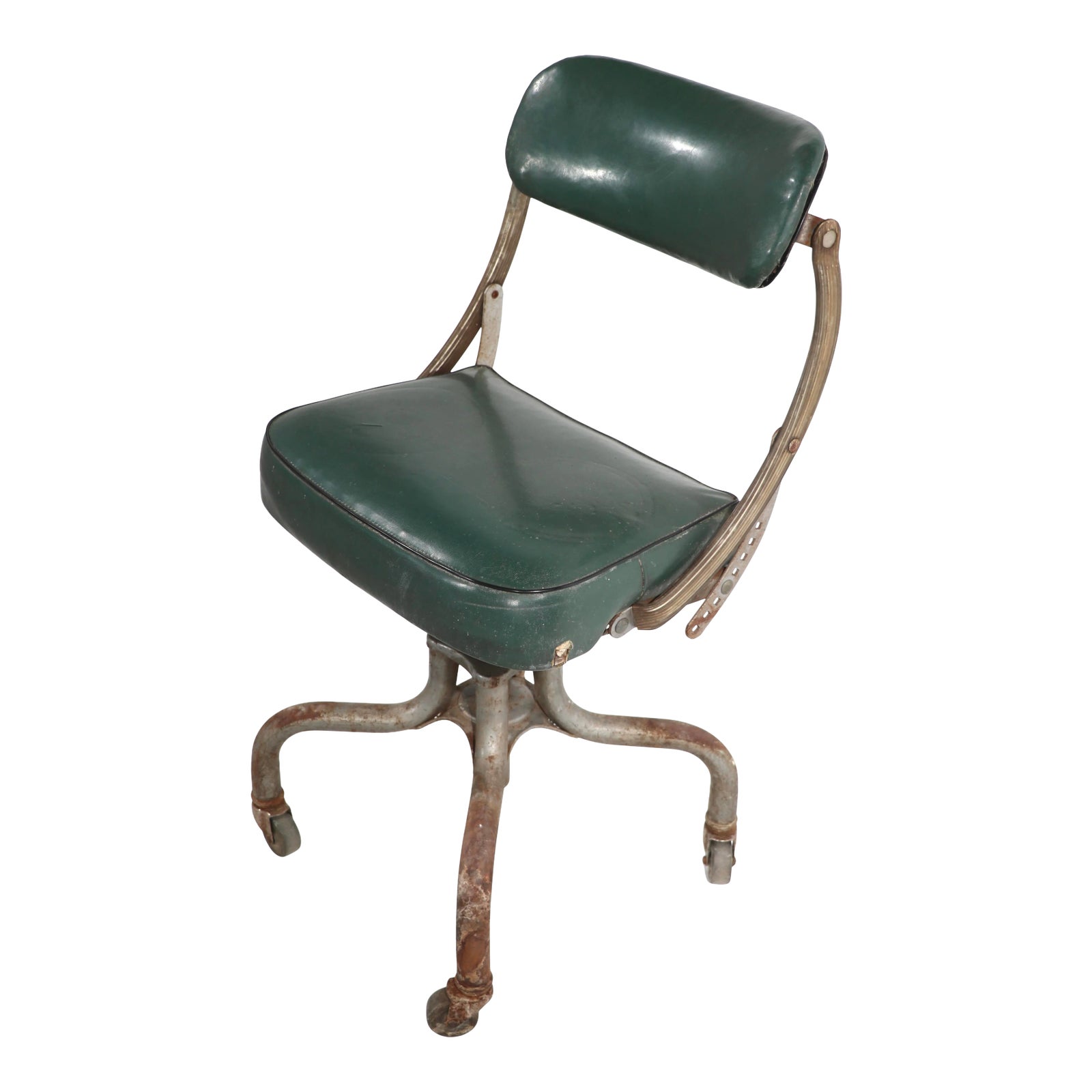 Classic Industrial Do / More Swivel Desk Chair | Chairish