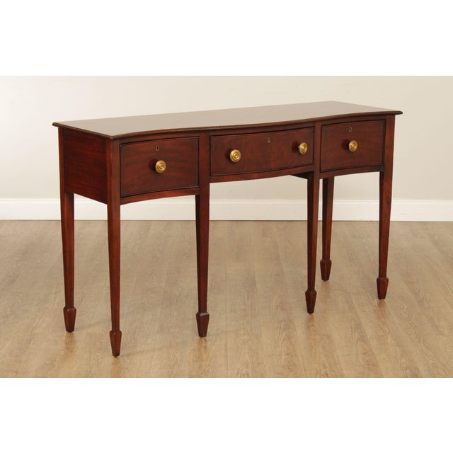 Wright Table Company Federal Style Mahogany Sideboard Console Table ...