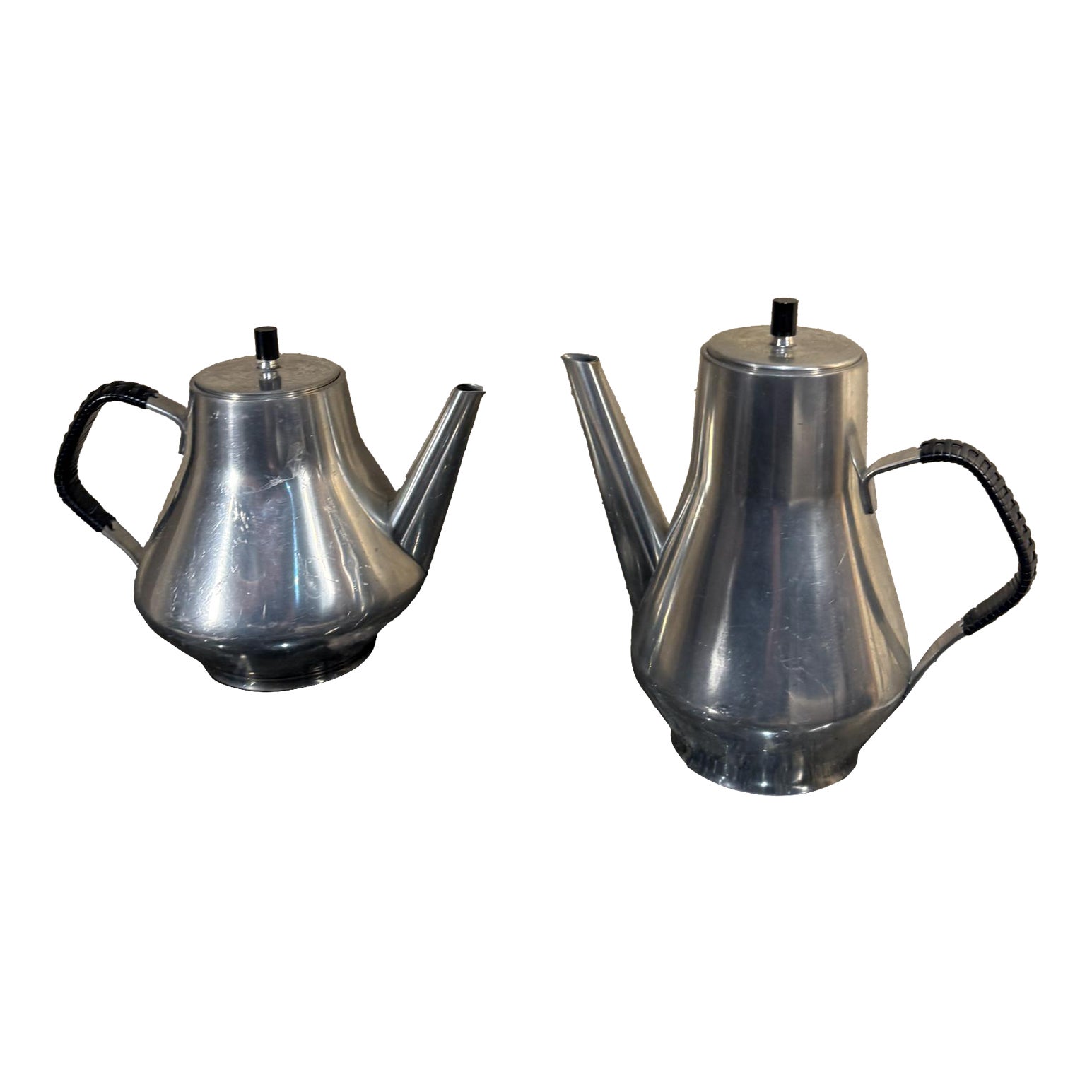 Brødrene Mylius Norway Pewter Tea Coffee Pots Scandinavian Modern ...