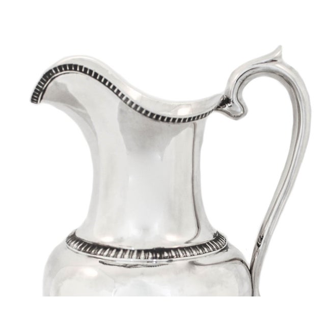19th Century Sterling Silver Water Pitcher | Chairish