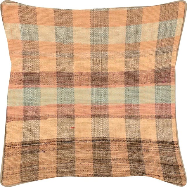 1960s Turkish Rag Pillow | Chairish