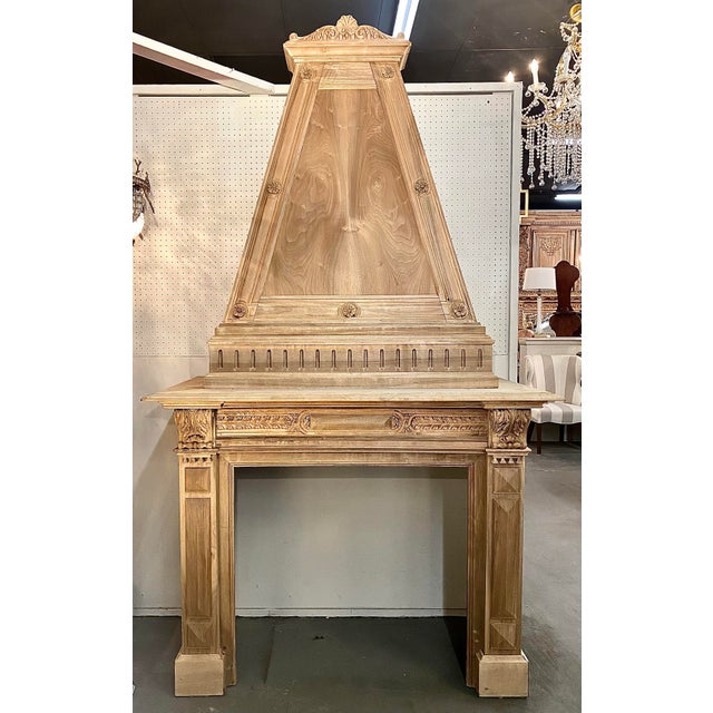 19th. C. French Renaissance Bleached Mantle | Chairish