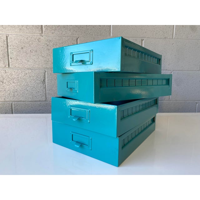 Mid Century Steel Drawer Insert, Repurposed as Organizer / Container ...