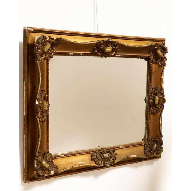 Antique Gold Mirror | Chairish