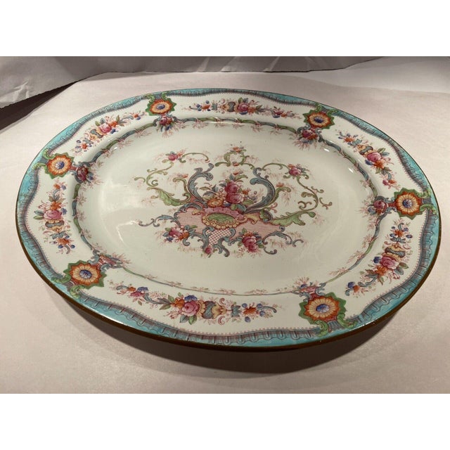 19th Century Large Porcelain Platter by Cauldon England- Bentinck ...