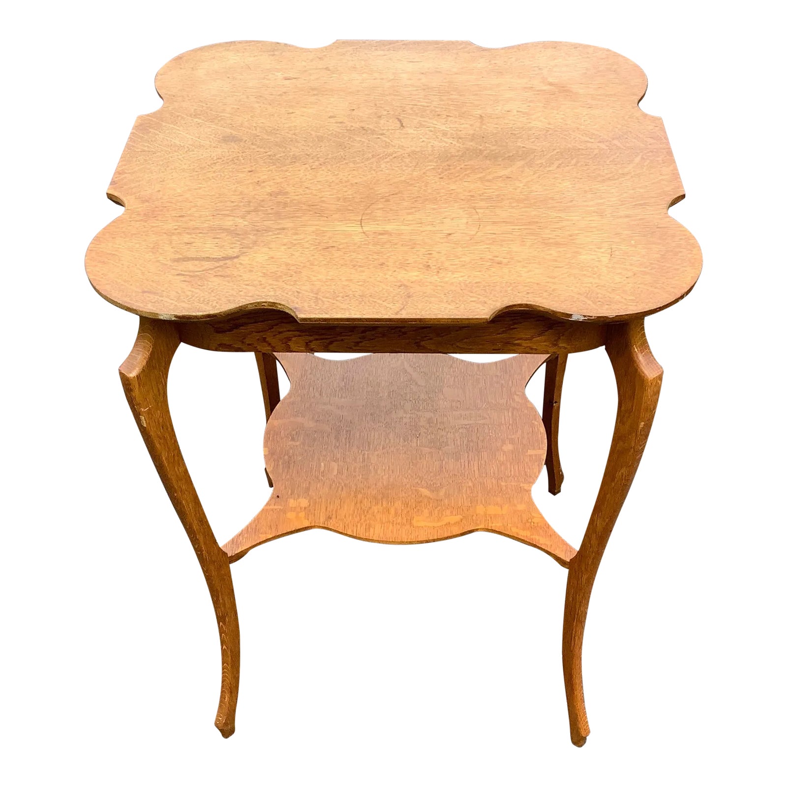 Antique Oak Parlor Table | Chairish