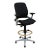 Steelcase Leap Ergonomic Stool Chair in Black Fabric Fully Adjustable ...