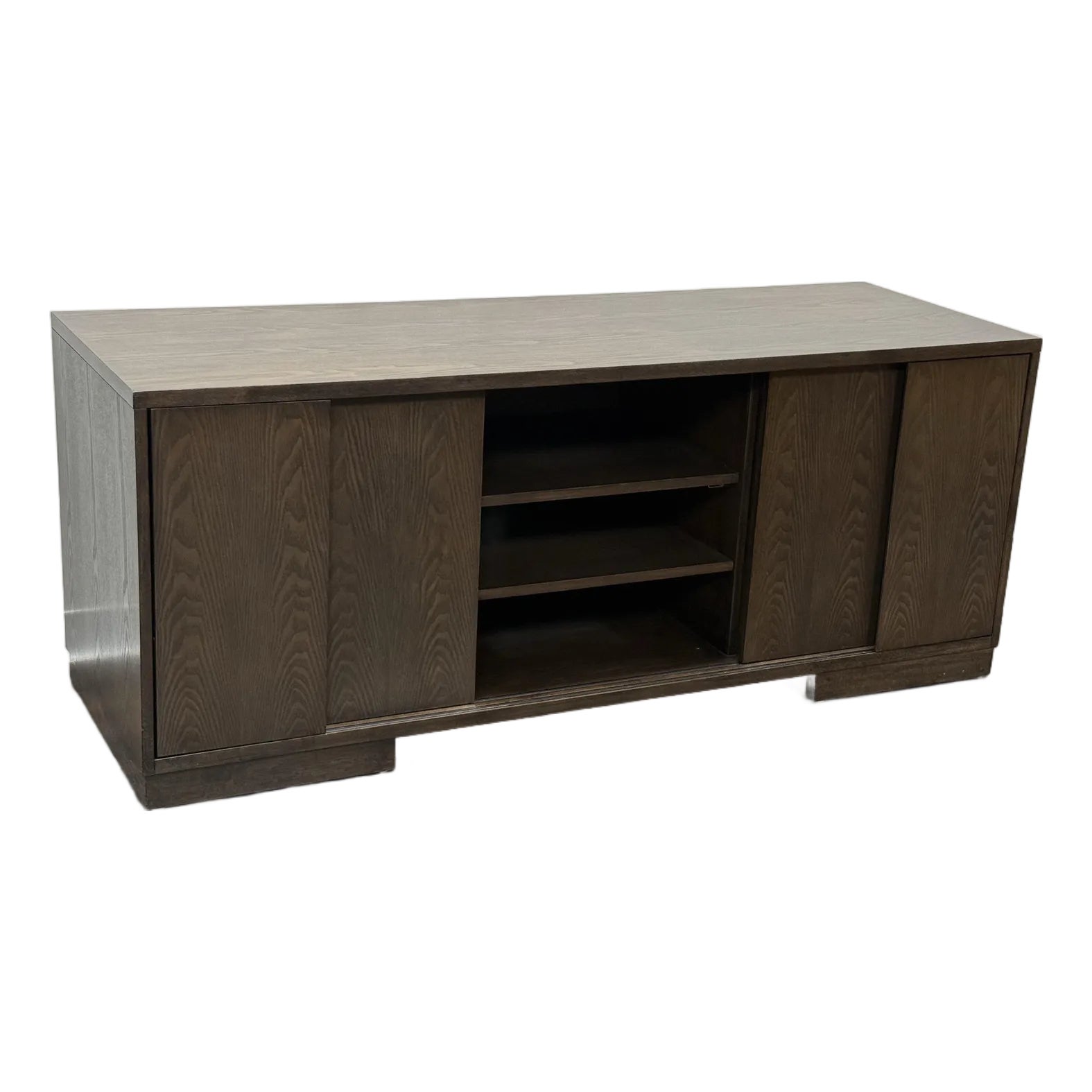 Contemporary Media Storage Cabinet/Console | Chairish