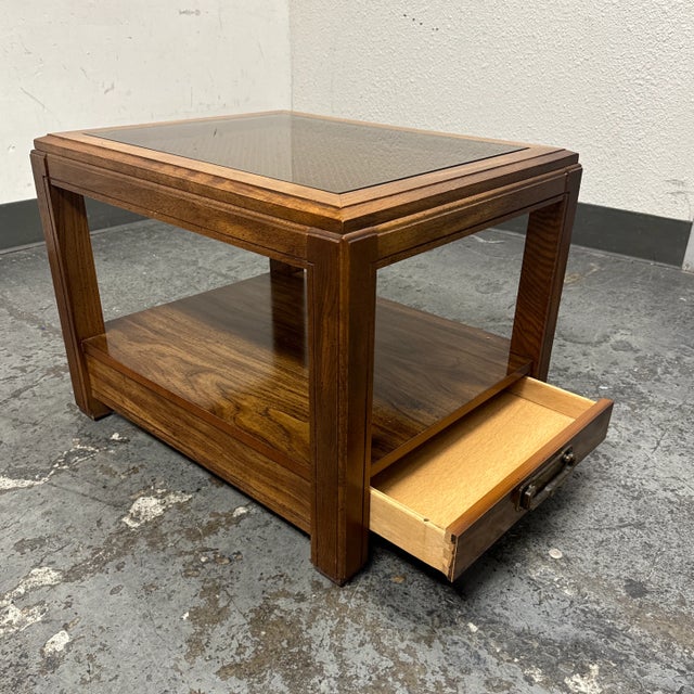 Vintage Basset Mid Century Modern Side Table | Chairish
