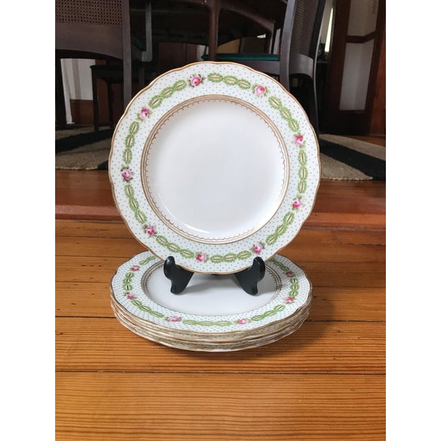 Late 19th Century Davis Collamore & Co. Porcelain Salad/ Dessert Plates ...