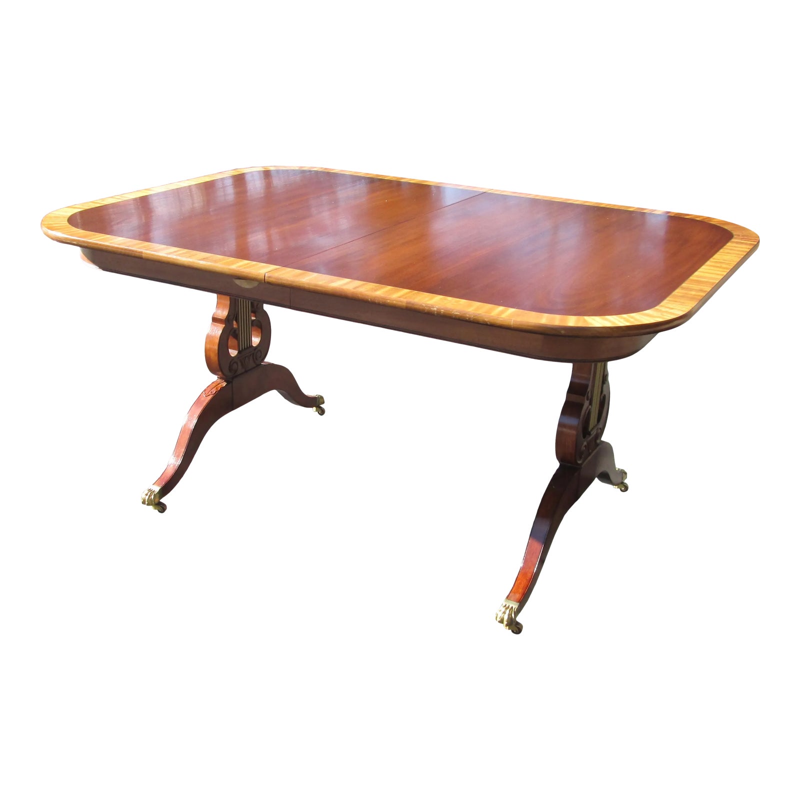 Joseph Gerte of Boston Traditional Mahogany Dining Table | Chairish