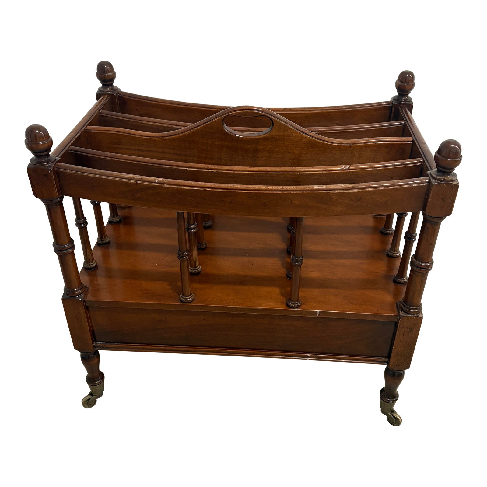 1970s Large Size Traditional Magazine Rack | Chairish