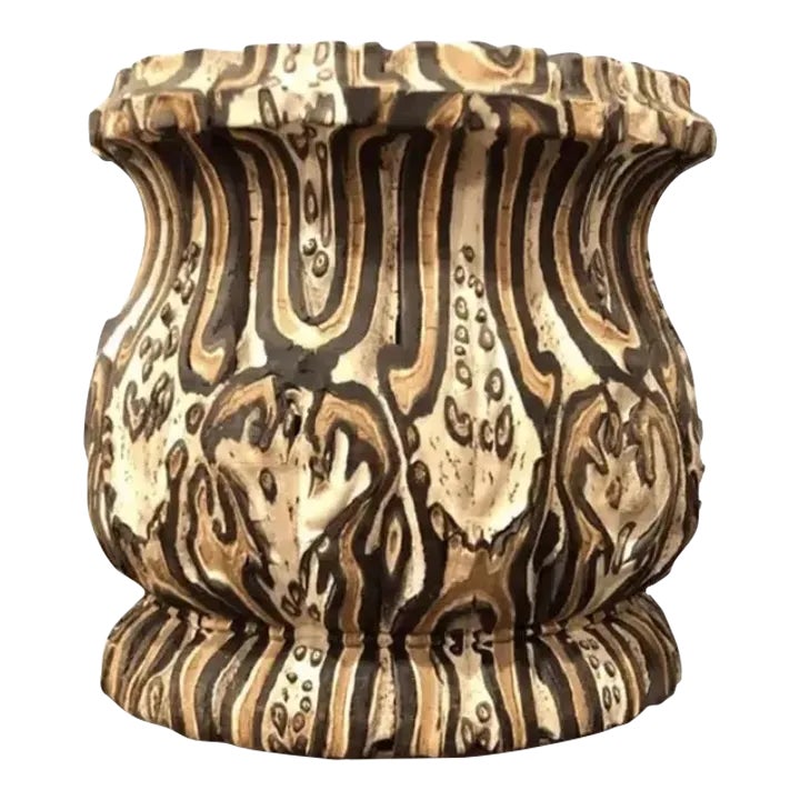 Vintage 1960’s New Zealand Mamuka Natural Ponga Wood Tree Fern Art Vase ...