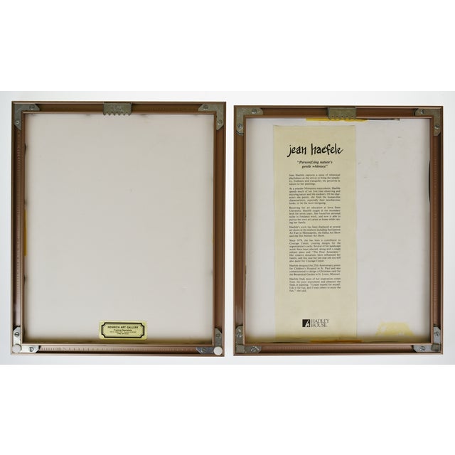 Vintage Framed Limited Edition Jean Haefele Watercolor Lithographs ...