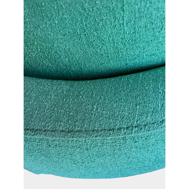 Christi Tasker Miami Kelly Green Performance Fabric Barrel Chair | Chairish