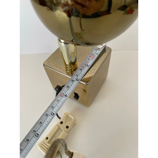 Vintage Tensor Mid-Century Brass Atomic Sputnik Eyeball Orb Task Lamp ...
