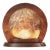 Tahitian Tiki Carved Shell and Teak Wood Lamp | Chairish