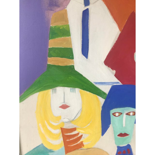 Original JoAnn Crisp Ellert Oil Painting on Canvas, Late 20th Century ...