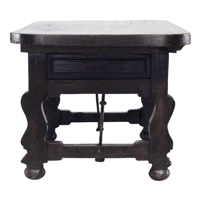 Spanish Renaissance Style Walnut Center Table | Chairish