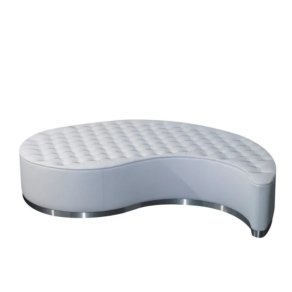 Italian MARILEN Pouf in Capitonne Eco-Leather from VGnewtrend | Chairish