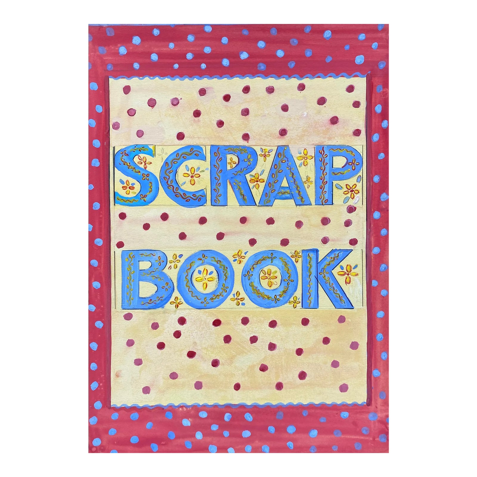 1930s Helen Malta Scrapbook Cover Design | Chairish