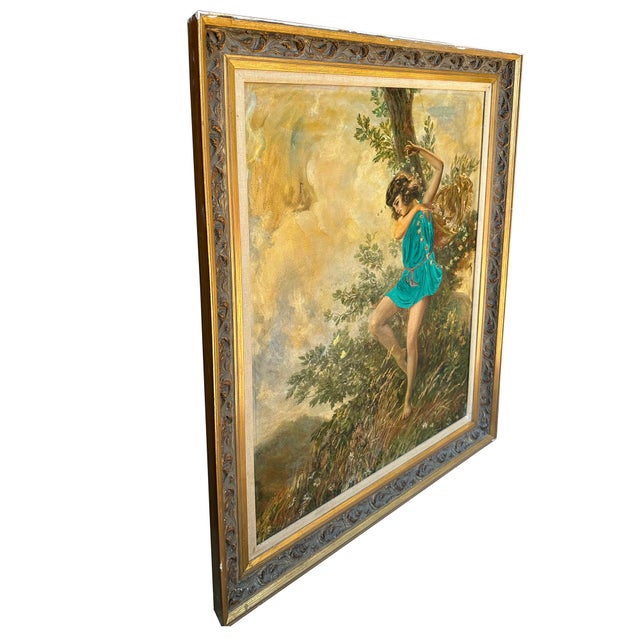 "The Daisy Chain" John Shenton Eland (1872-1933) | Chairish