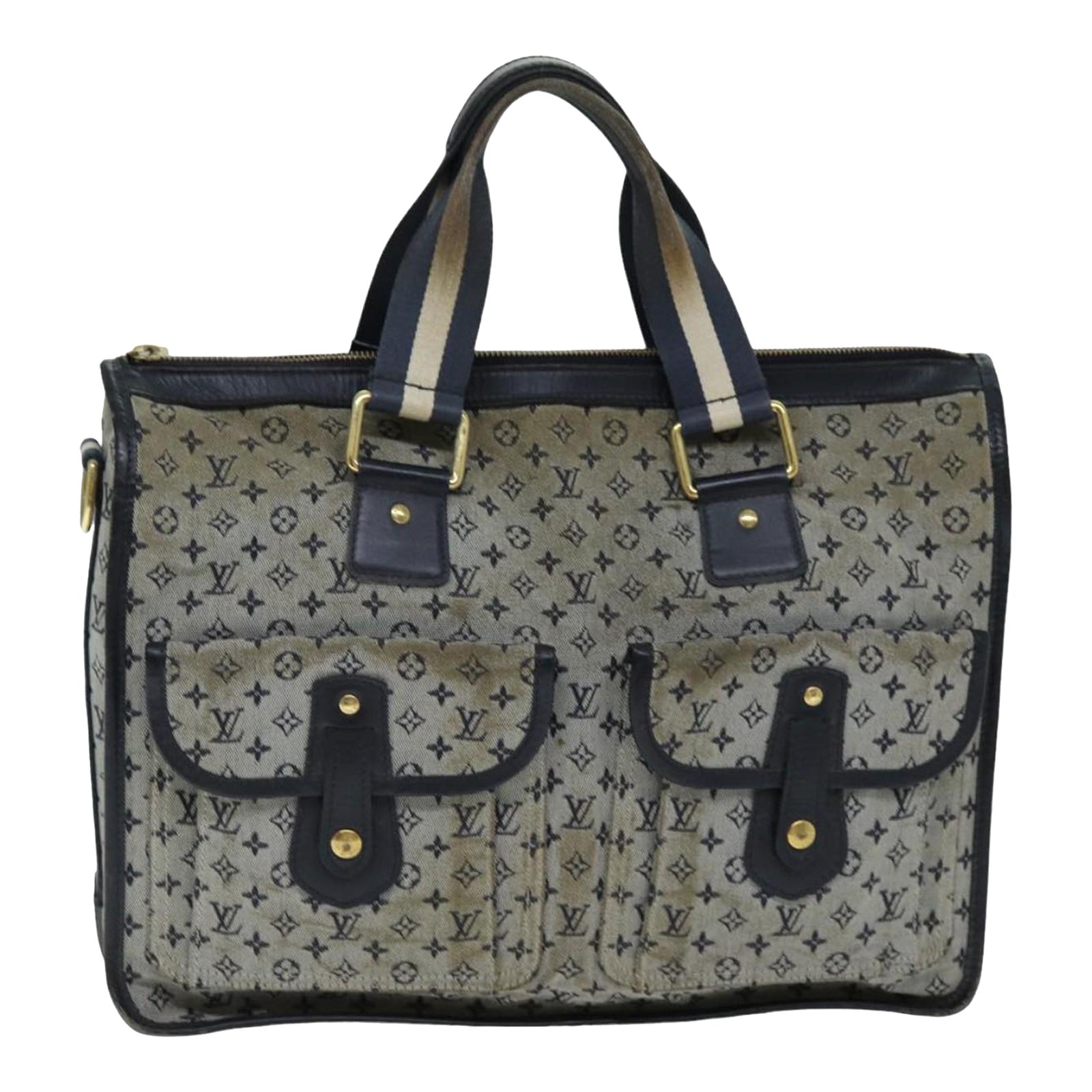 Louis Vuitton Monogram Mini Sac Marie Kate 48 Bag Blue M42341 Lv Auth ...