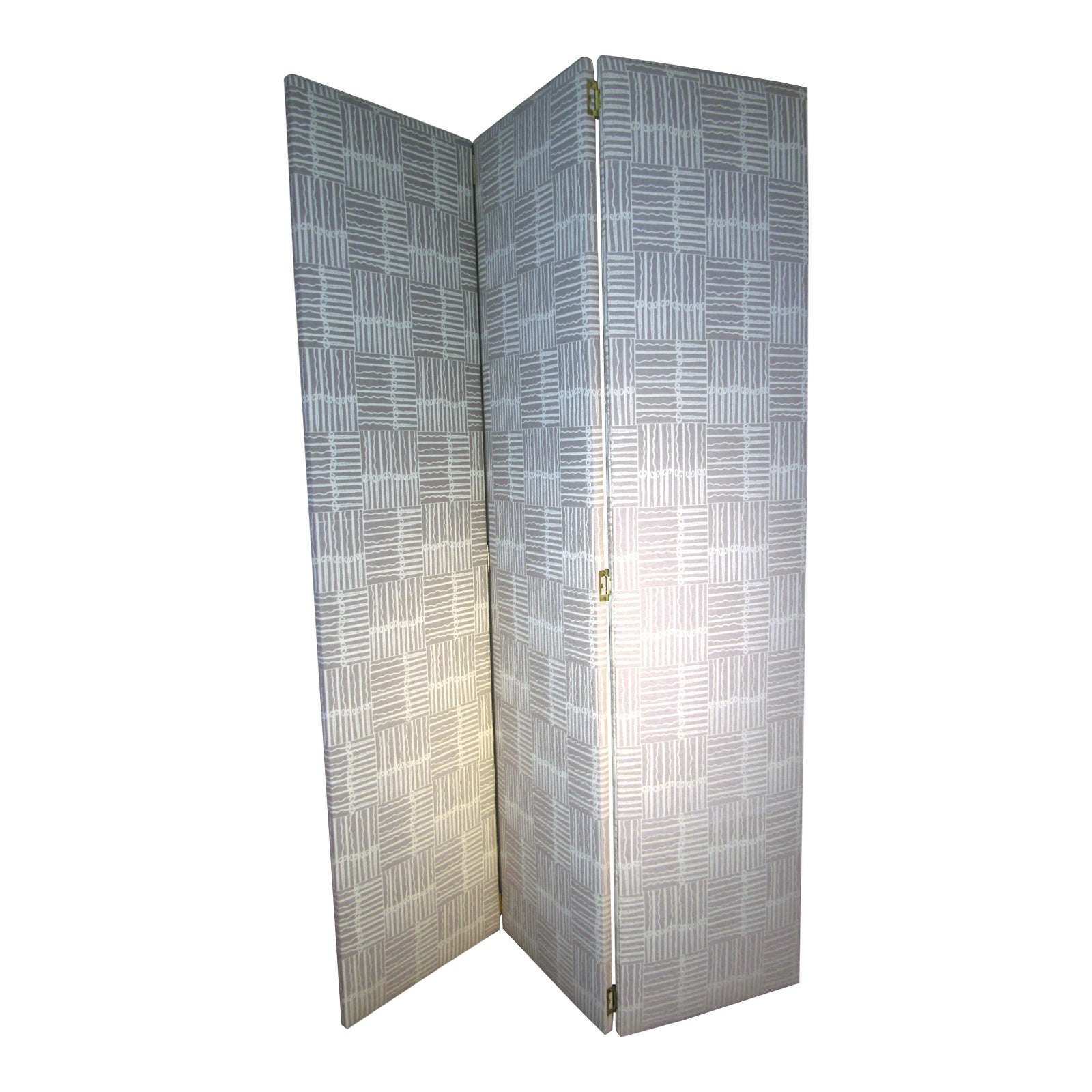 Modern Style 3 Panel Room Divider/Screen | Chairish