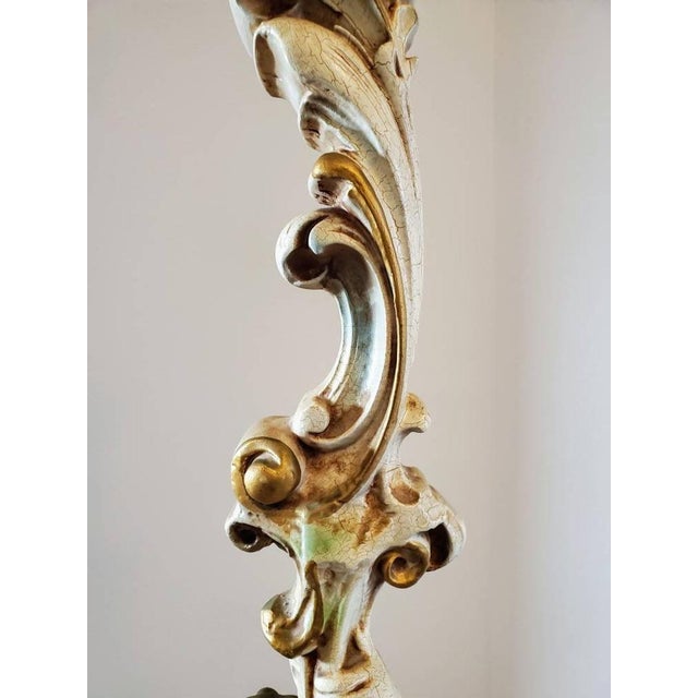Antique Italian Rococo Venetian Carved Gilt Column | Chairish