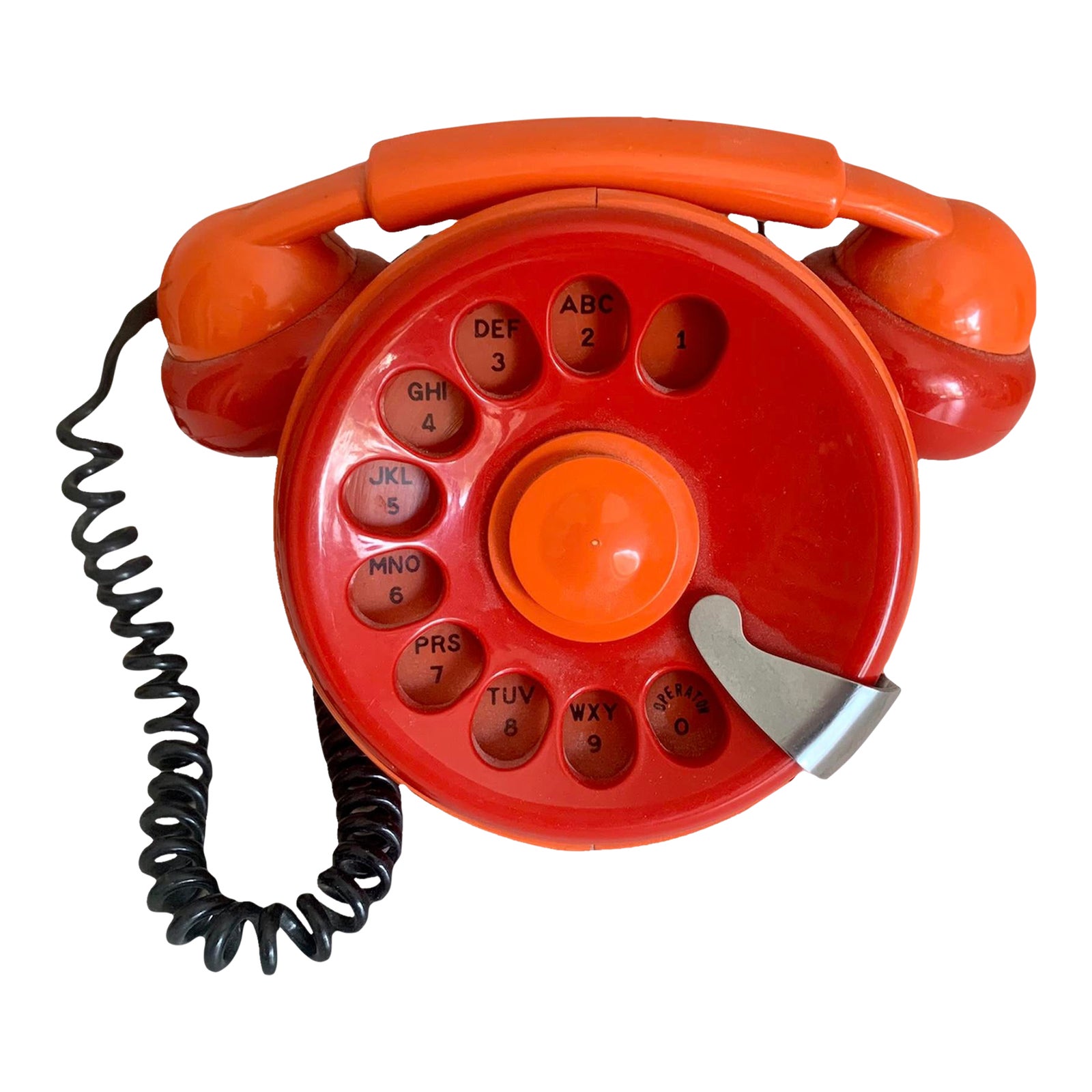 Mid-Century Modern Sergio Todeschini 'Bobo' Phone Telcer Italy | Chairish