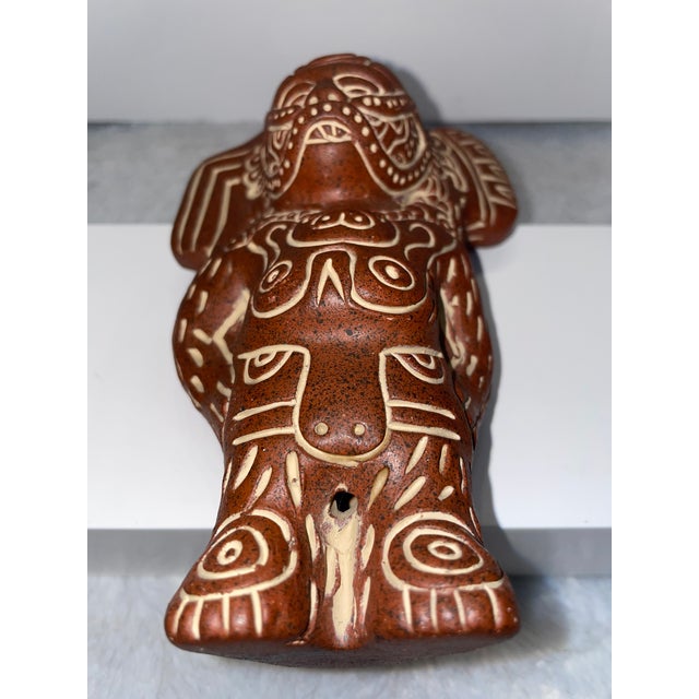 Vintage Mid 20th Century Terracotta Clay Pottery Ceramic Inca Mayan ...