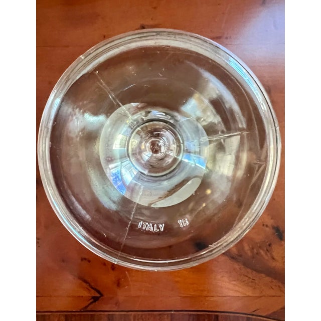 Vintage Italian Glass Footed Dessert Cups Set Of 6 Chairish