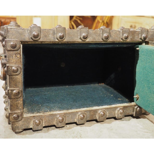 Heavy Antique Bauche Cast Iron Safe From Northeastern France, Circa ...