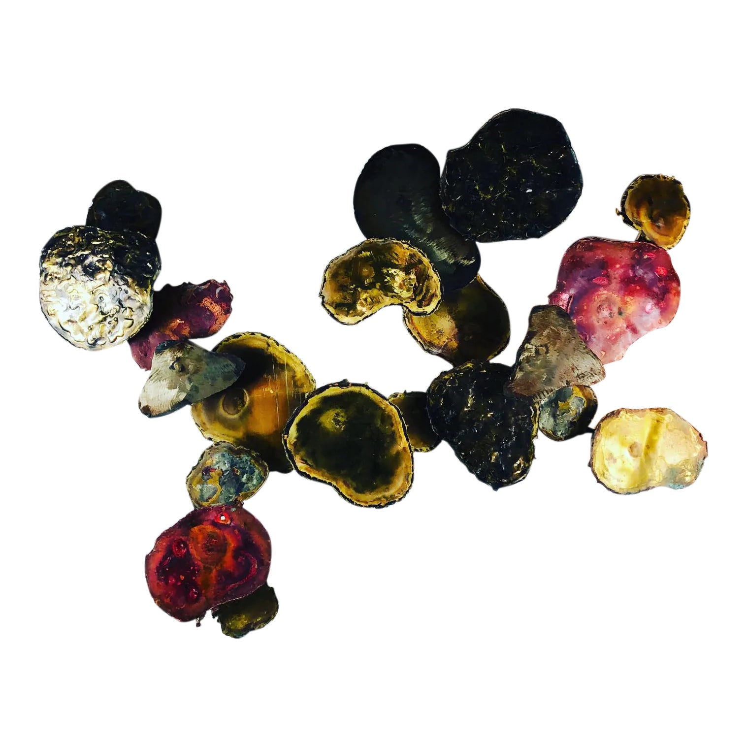 1970s Silas Seandel Sun Drops Wall Sculpture | Chairish