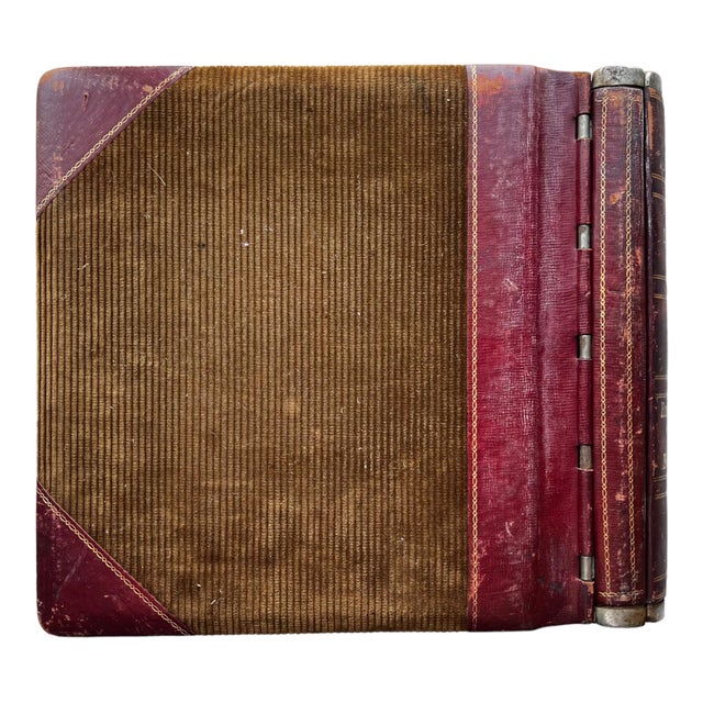 Early 20th Century Trust of New York City Vintage Leather Ledger Book ...