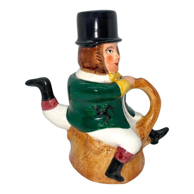 1940s Vintage Staffordshire Earthenware 3 Legged Man Teapot Symbol of ...