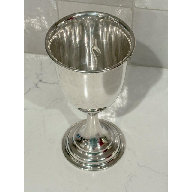 Antique Sterling Silver Goblet by Whiting Manufacturing Co #9323 | Chairish