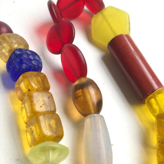 Vintage Early 20th Century African Assorted Glass And Plastic Trade Beads