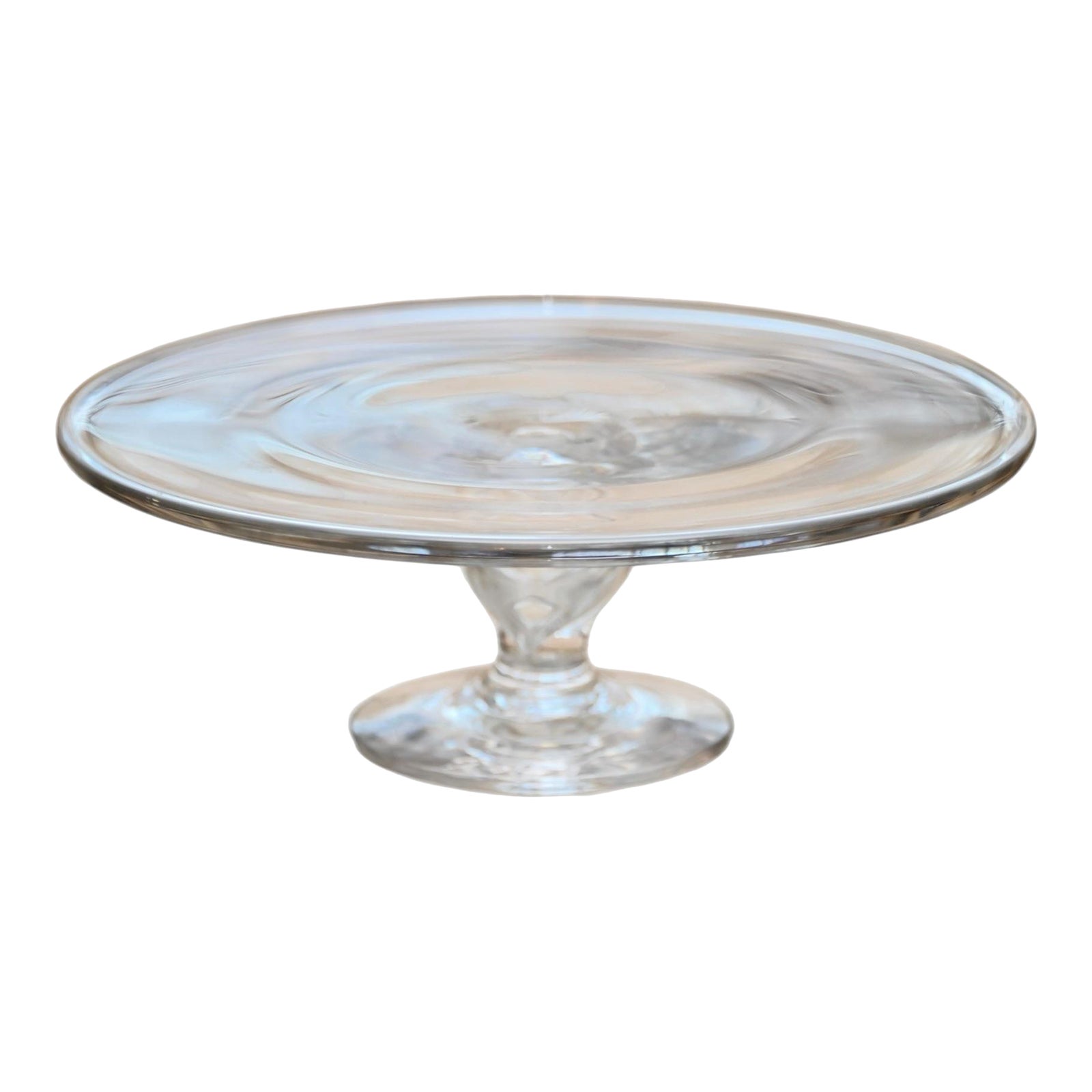 Vintage Tiffany and Co. Raised Pedestal Cake Stand Platter | Chairish