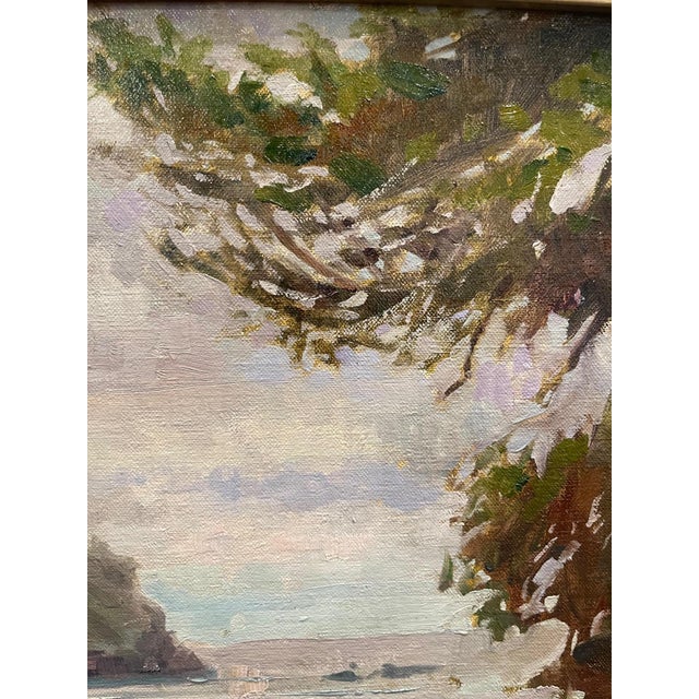 Framed Oil on Canvas "Trinidad Bay - Eureka" Beach Scene, Jeff ...