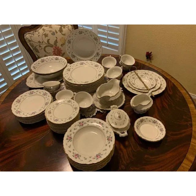 Vintage Princess China Dinnerware - 67 Pieces | Chairish